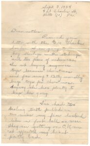 A Letter from the Past – Florence Darling to Bertha Huber, 1934 – Don ...